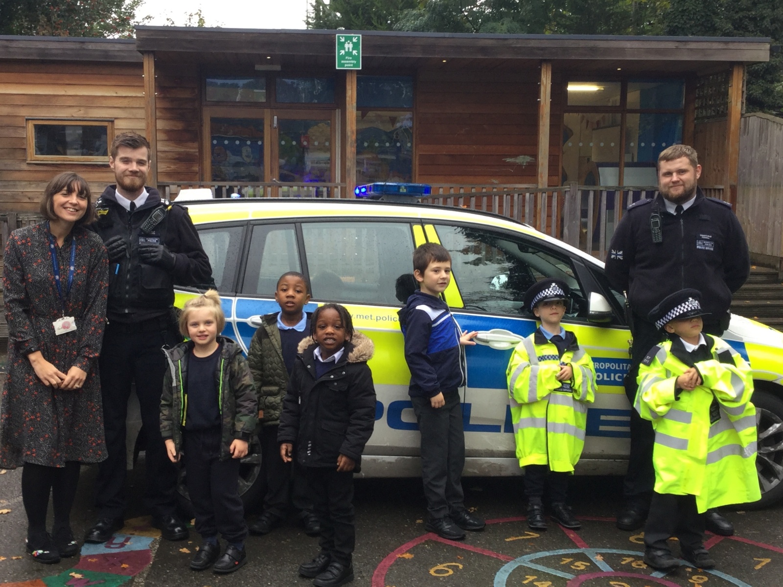 Riverside School - Superhero Police Visit Beckenham