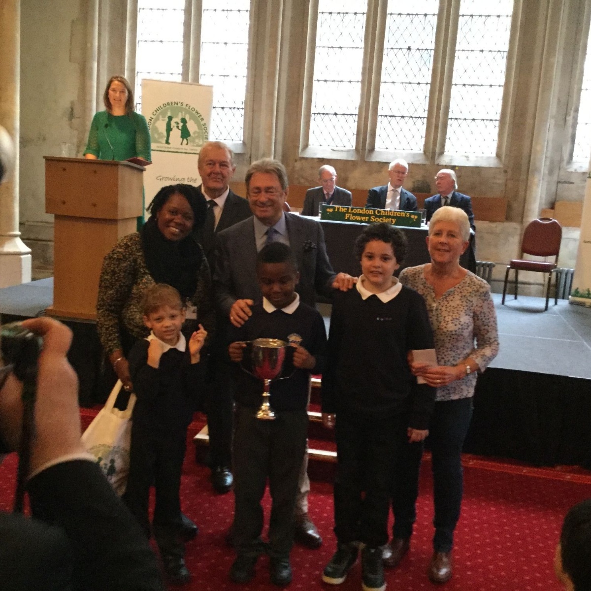 Riverside School - Competition Winners Meet Alan Titchmarsh