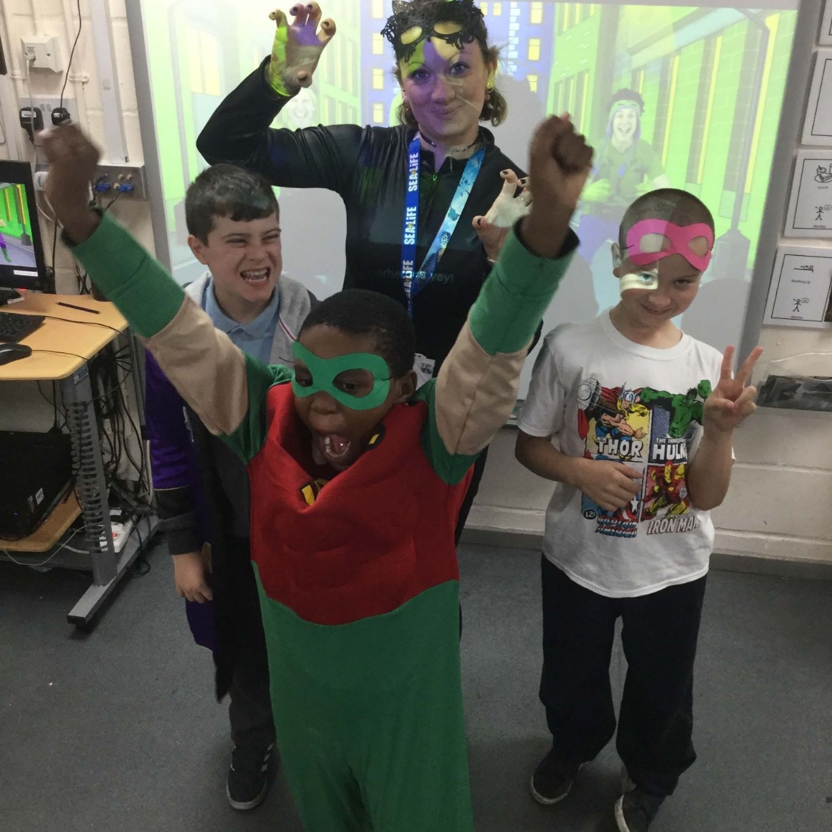 Riverside School - Superheroes and Afternoon Tea!