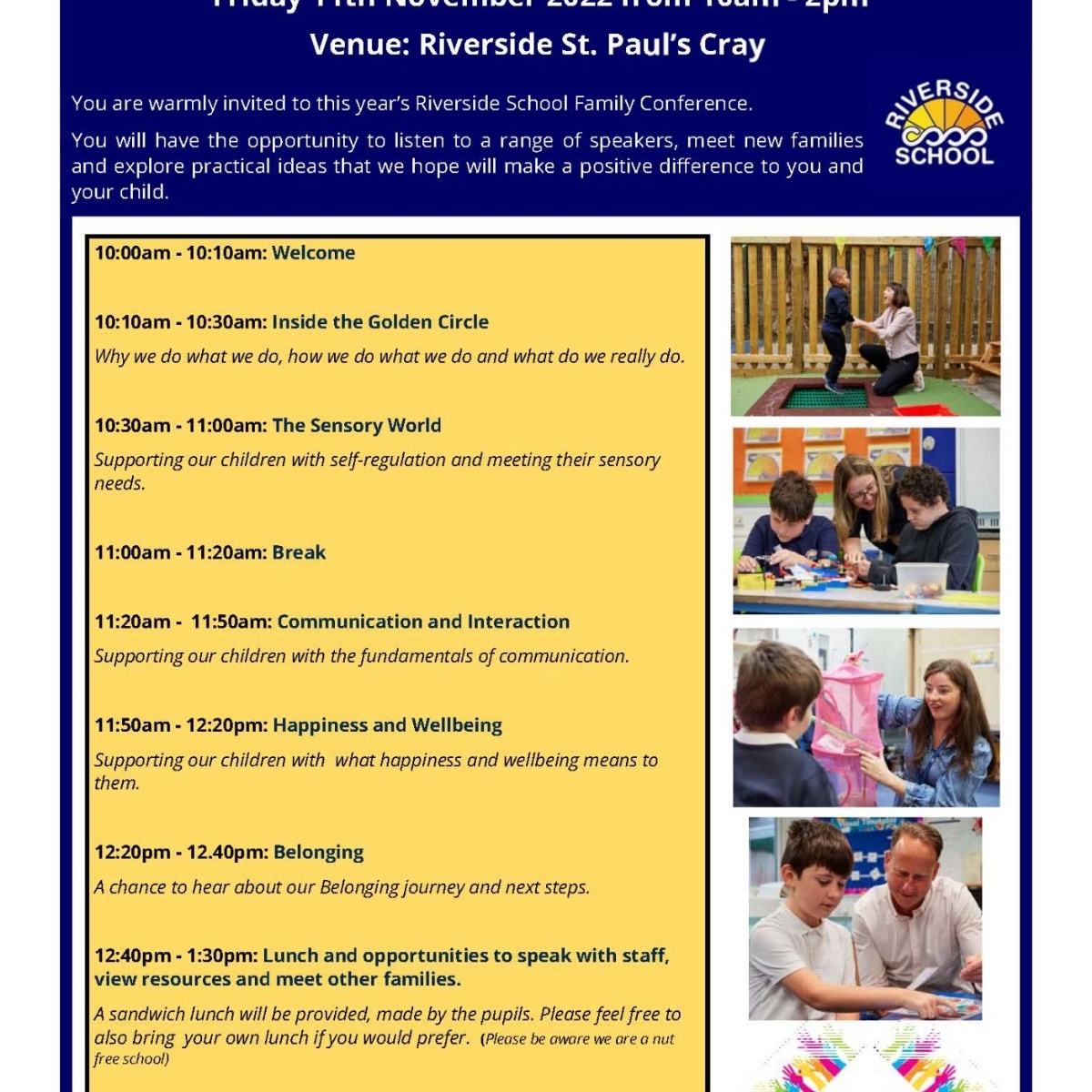 Riverside School - Family Conference Success