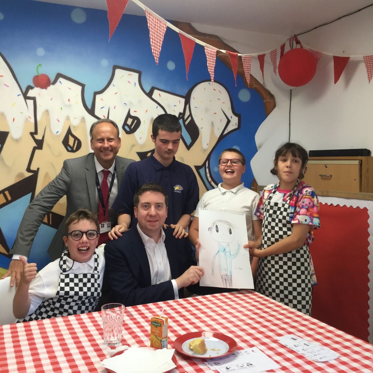 Riverside School - Liam Conlon MP Visit